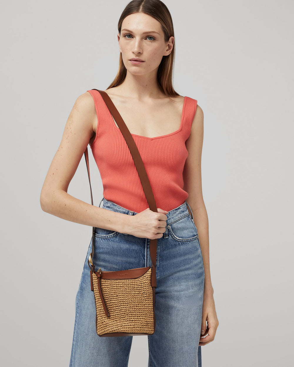 Belize Mini Bucket Straw Bag