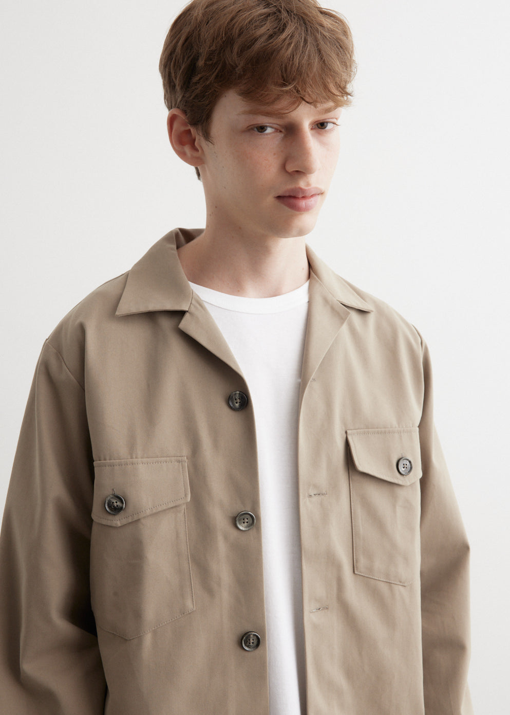 Overshirt With Drawstrings