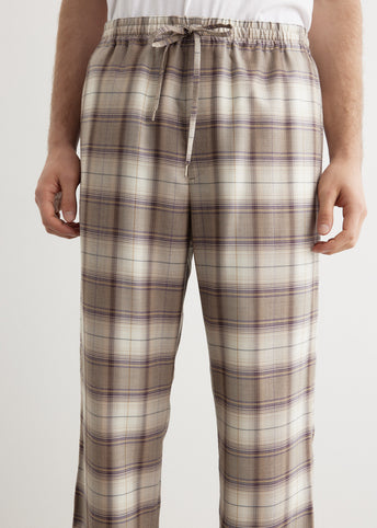Super Light Wool Check Easy Slacks Super Light Wool Check Easy Slacks