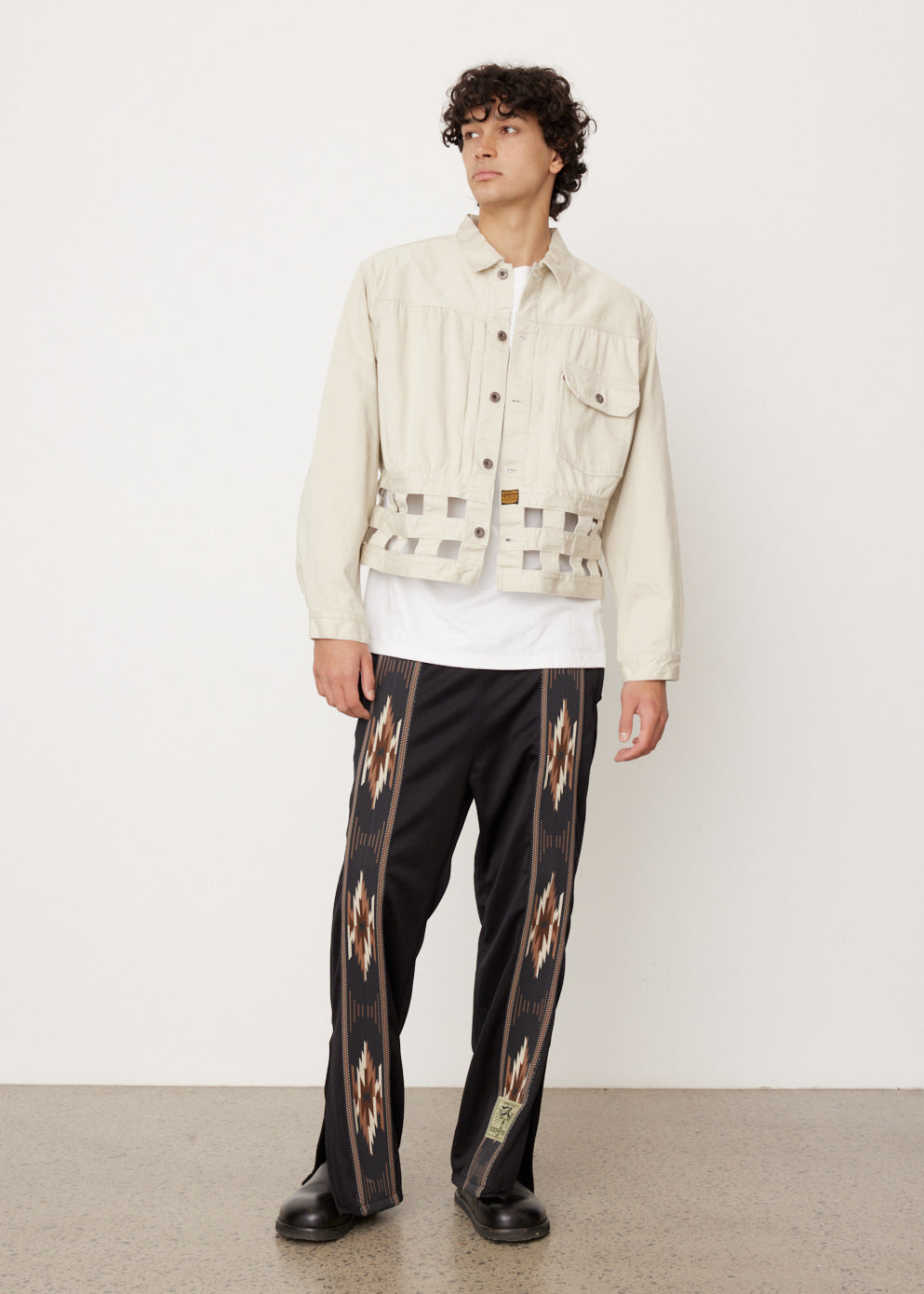 Vintage Satin Windowpane 1st Jacket