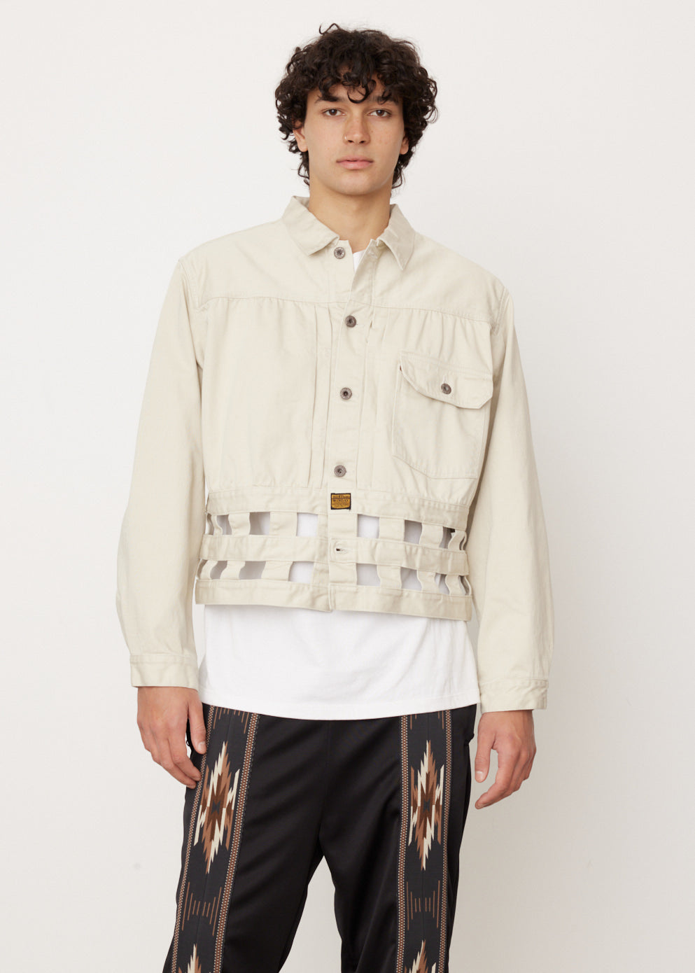 Vintage Satin Windowpane 1st Jacket