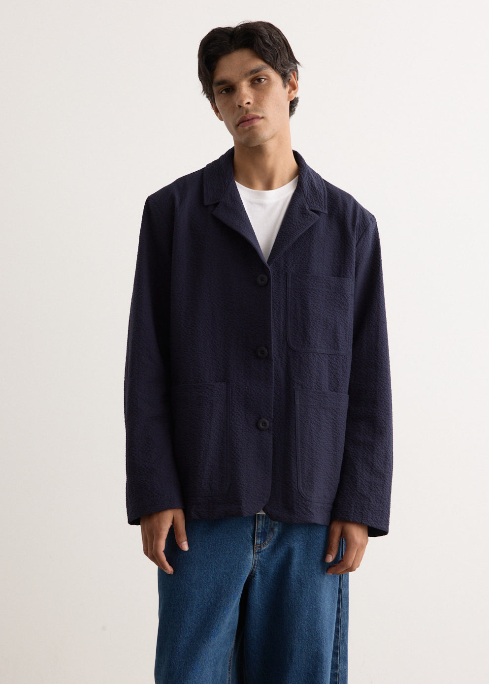 Seersucker Cosmic Blazer