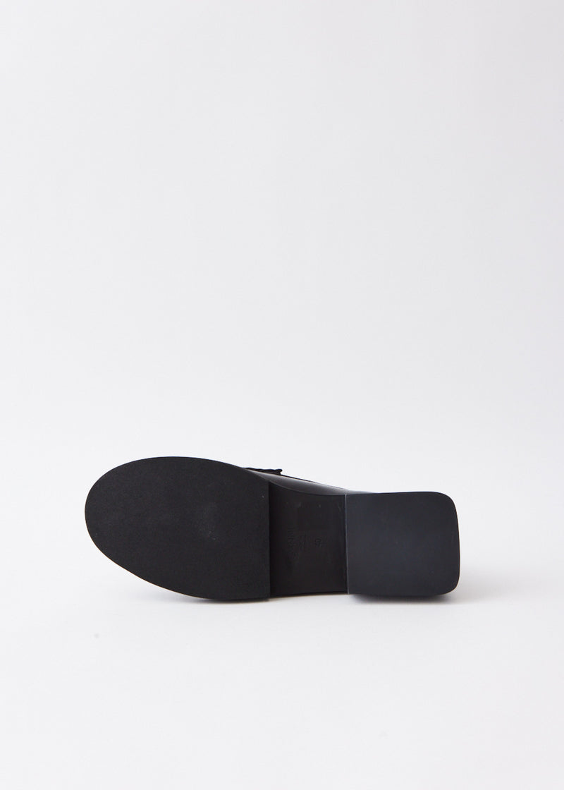 Rhinestone Logo Loafers