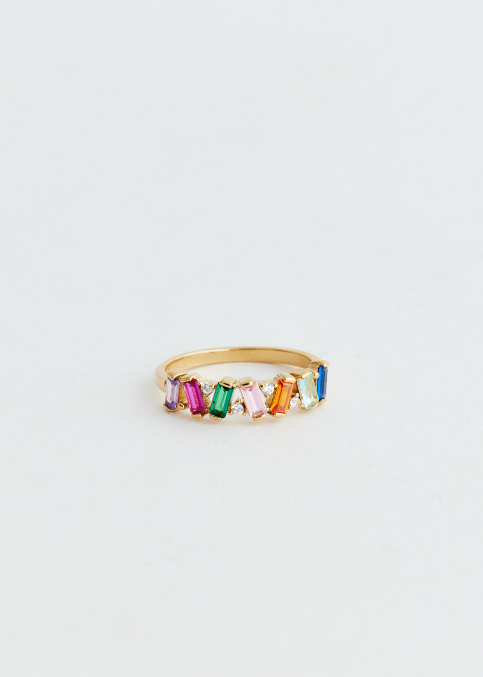 Multicolour Crystal Ring