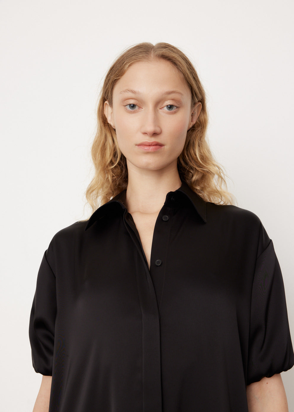 Mono Short Sleeve Shirt Dress