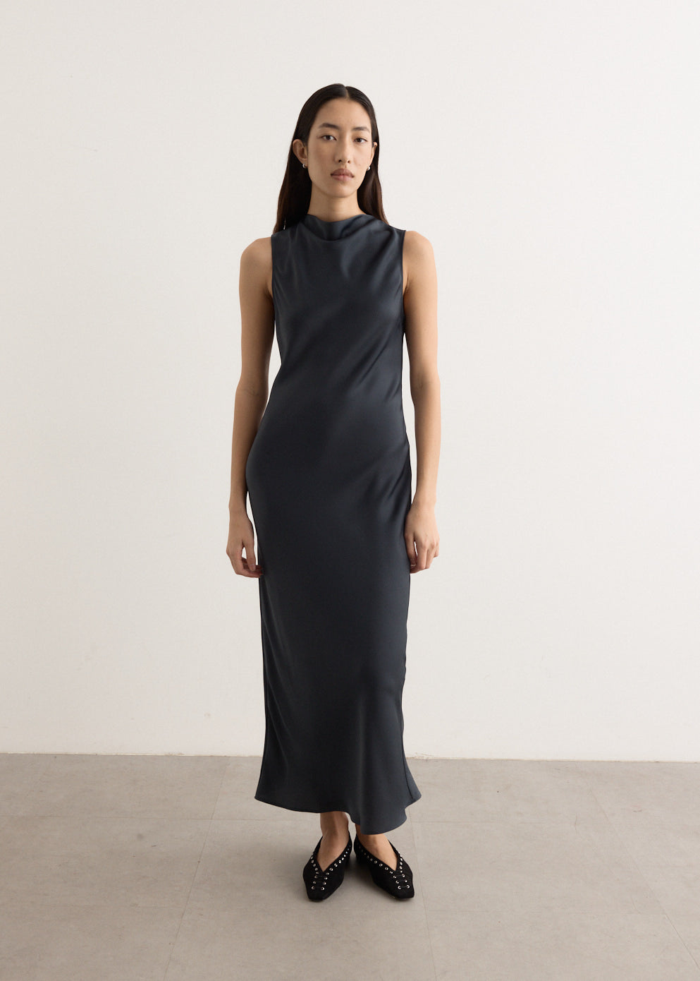 Infinity Cowl Neck Dress