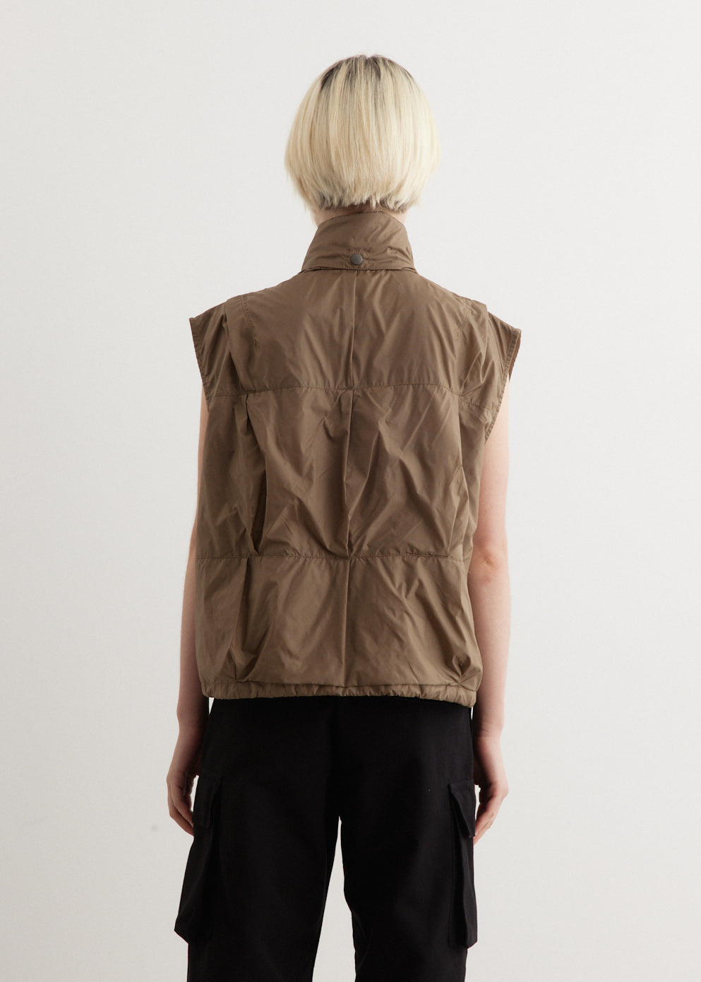 Cropped Exhale Puffa Vest