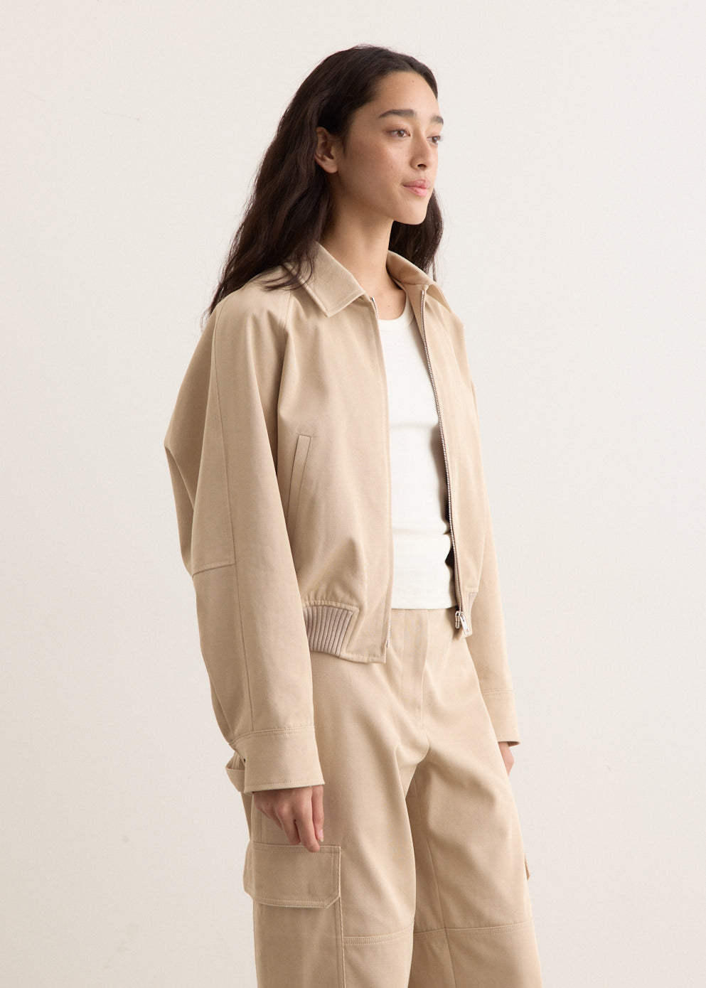 Cropped Utility Jacket