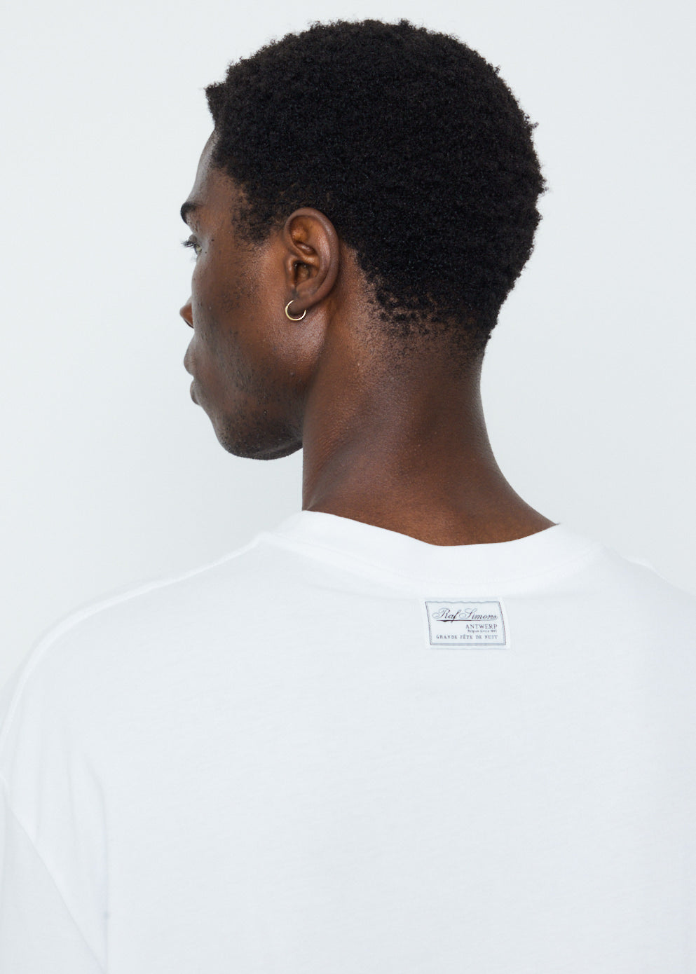 Oversized T-shirt with Altered Reality Print Front Oversized T-shirt with Altered Reality Print Front